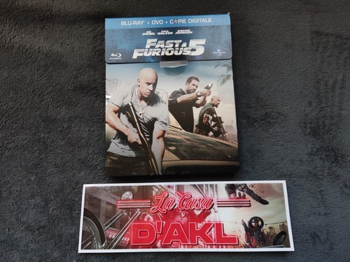 Coffret Steelbook Fast & Furious 5 - Bluray + DVD - NEUF | eBay