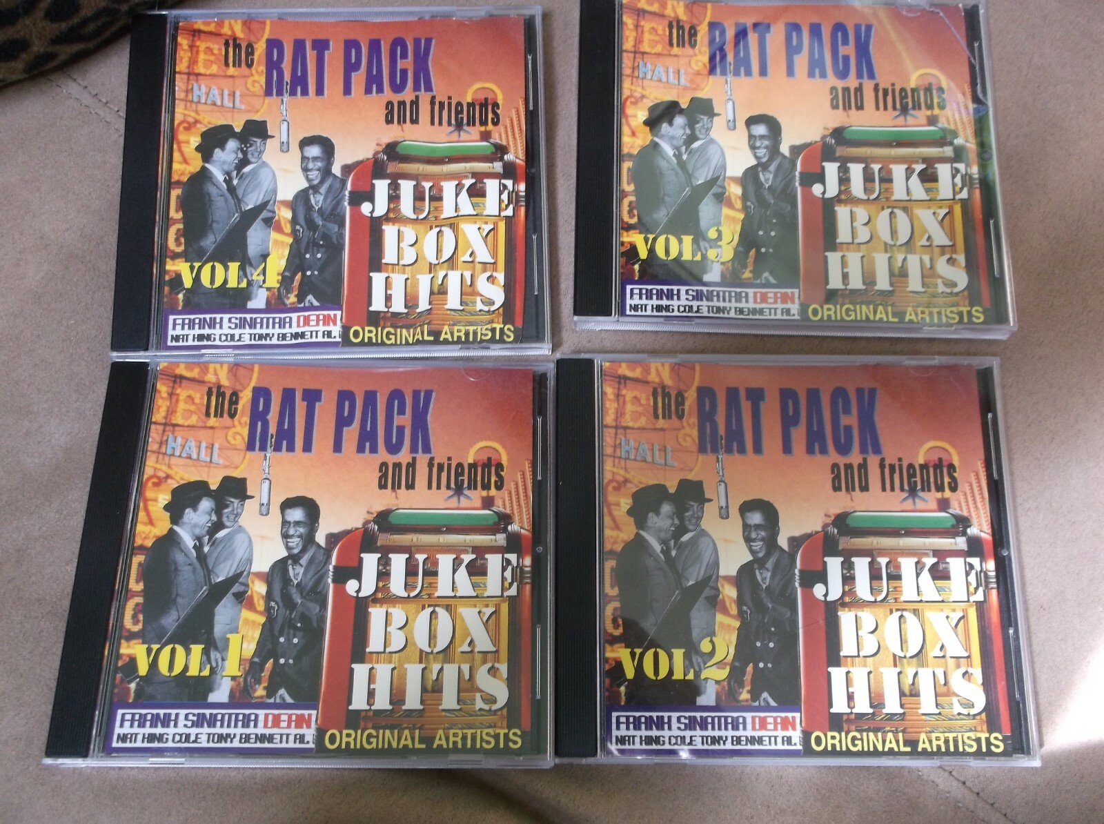 THE RAT PACK AND FRIENDS JUKE BOX HITS, ORIG. VARIOUS ARTISTS, 4 CD SET ...