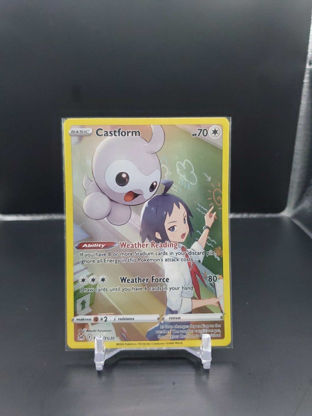 Pokémon TCG Castform Lost Origin Trainer Gallery TG11/TG30 Holo Ultra ...