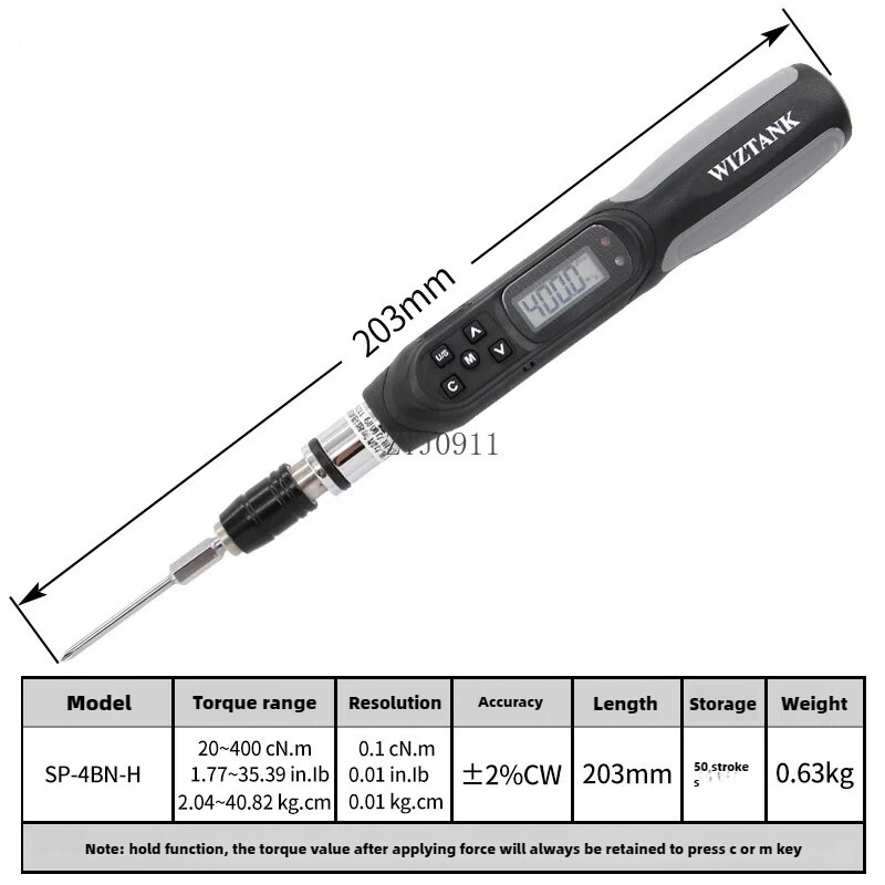 Digital Torque Screwdriver Torque Meter Torque Screwdriver Torque ...