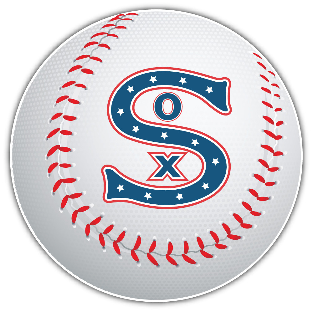 Chicago White Sox Slogan MLB Logo Ball Car Bumper Sticker Decal - 3 ...