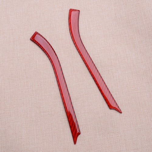 2x Carbon Fiber Window Lift Switch Cover Trim Fit For Ford Mustang 2015 ...