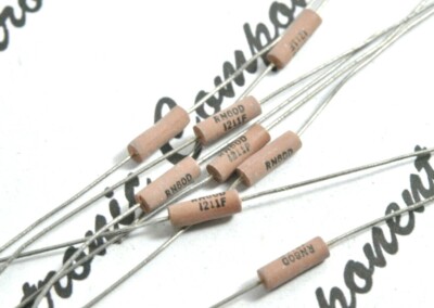 10pcs - RN60D 1.21K (1K21 / 1211F) 1% Resistor WIDERSTÄNDE - NOS Light ...