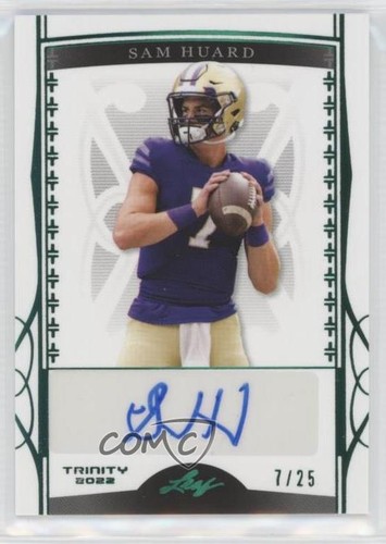 2022 Leaf Trinity Emerald 7/25 Sam Huard #BA-SH1 Auto 0b2 | eBay UK