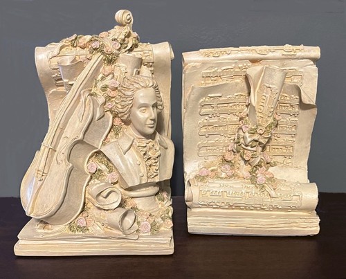 Vtg 1994 FIGI GRAPHICS Bookends Classical Baroque Music Symphony ...
