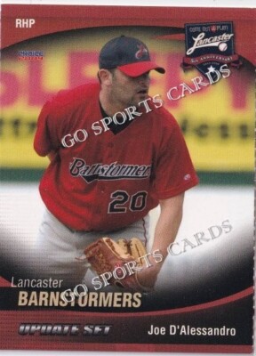 2009 Lancaster Barnstormers Update Perforated Joe D'Alessandro Rookie ...