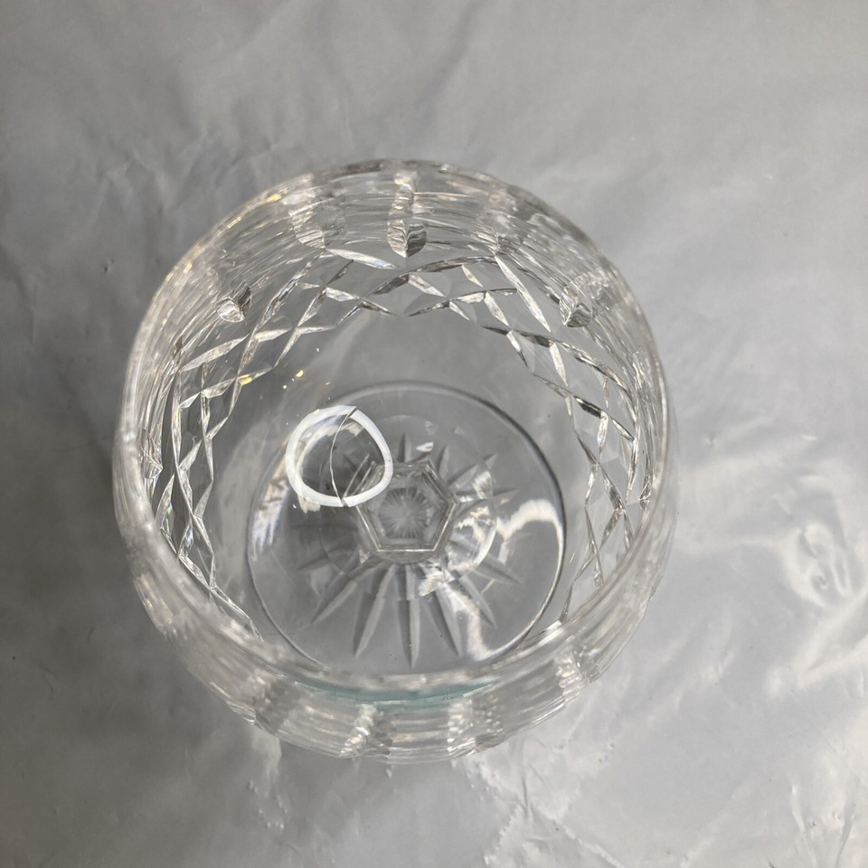 Signed WATERFORD CRYSTAL LISMORE BRANDY SNIFTER 5-1/4" Footed Balloon ...
