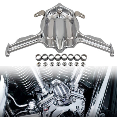 Chrome Tappet Lifter Block Accent Cover For Harley Street Glide Twin ...