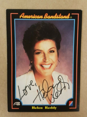 Helen Reddy Autograph Photo Card Musician Film Signed Star | eBay