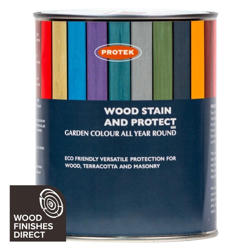 Protek Wood Stain and Protect - 1L, 2.5L & 5L - In All Colours - Multi ...