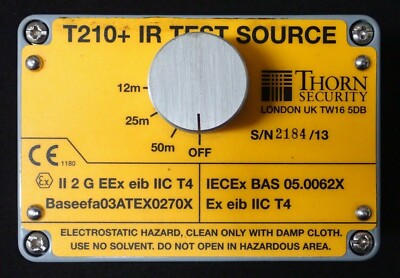 THORN SECURITY T210+ IR TEST SOURCE FLAME DETECTOR TEST UNIT NEW | eBay