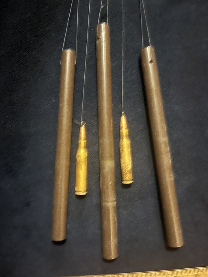 Handmade unique wind chime made with empty bullet shell ends | eBay