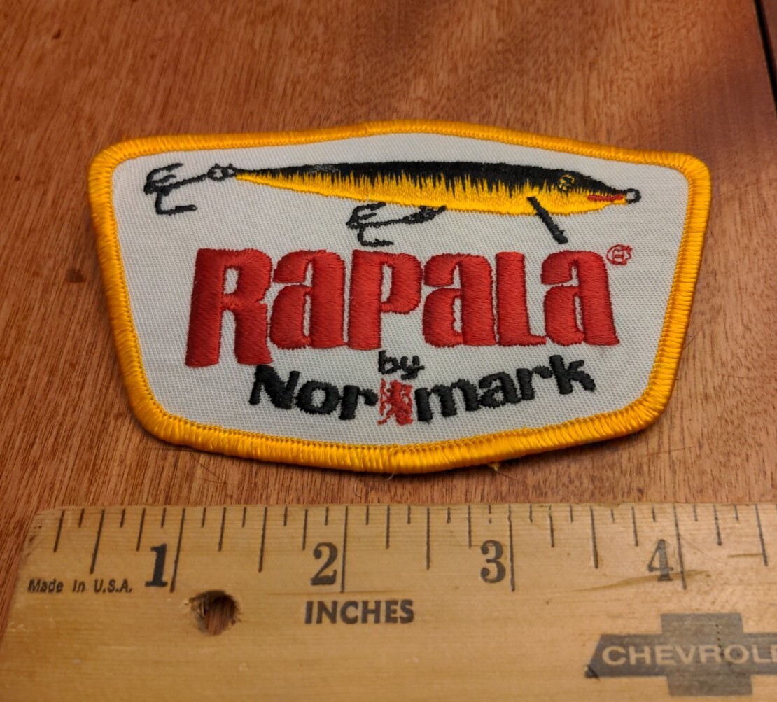 Unused Rapala by Normark Sew On Embroidered Colorful Fishing Patch, 4 5 ...