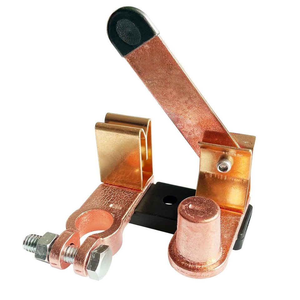 Heavy Duty Car Battery Disconnect Knife Blade Shut Cut Off Switch Top ...