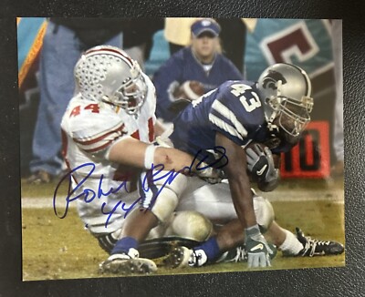 ROBERT REYNOLDS OHIO STATE BUCKEYES 2002 NATIONAL CHAMPS ACTION SIGNED ...