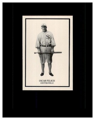 1992 MANNING 1919 BLACK SOX REPRINTS OSCAR FELSCH CHICAGO WHITE SOX ...