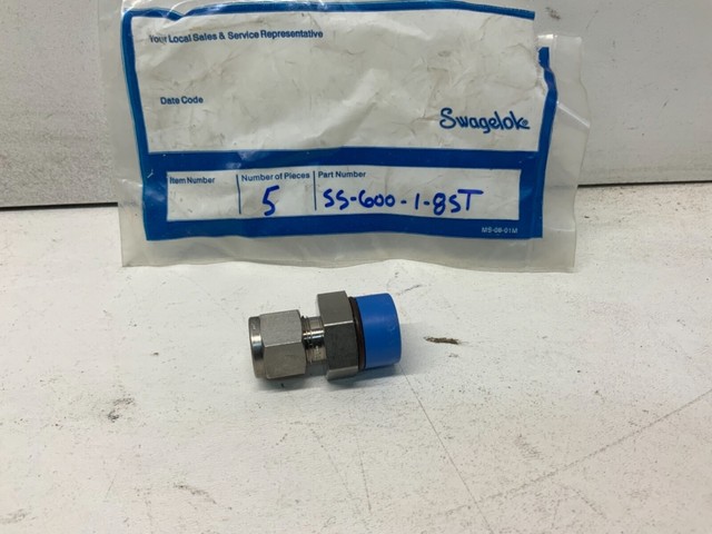 Swagelok SS-600-1-8ST Tube Fitting Male Connector 6 EA for sale online ...