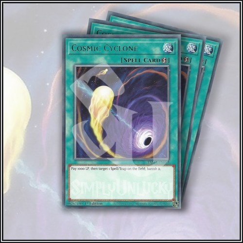 YuGiOh COSMIC CYCLONE x3 | TAMA ️ POWERFUL RARE CARD ️ 1ST EDITION 💎 | eBay