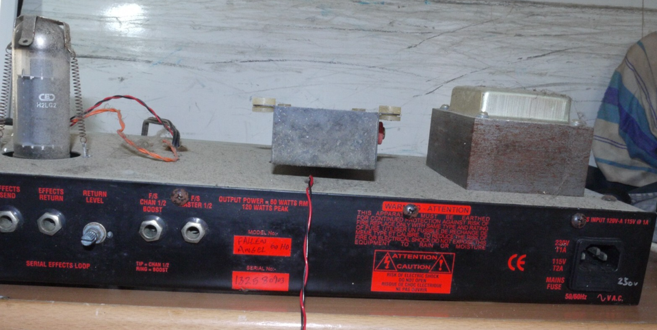 Ashdown Fallen Angel 60 Guitar Amp Head - Tube / valve - spares repairs ...