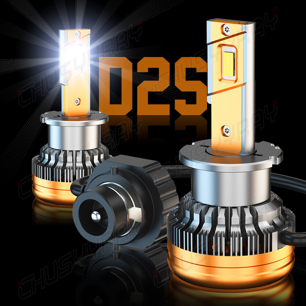 2x 100W D2S D2R LED Headlight Bulbs Replace LED Xenon Super White ...