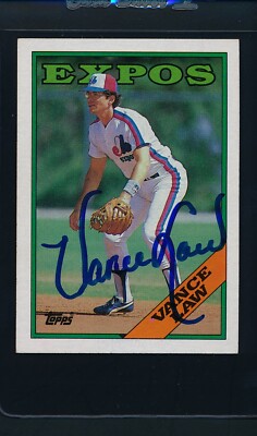 1988 Topps #346 Vance Law Expos Signed Auto *19226 | eBay