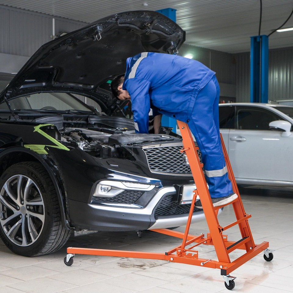 Top Automotive Creeper Engine Creeper 48"-66" 400 Lbs Capacity High Top ...