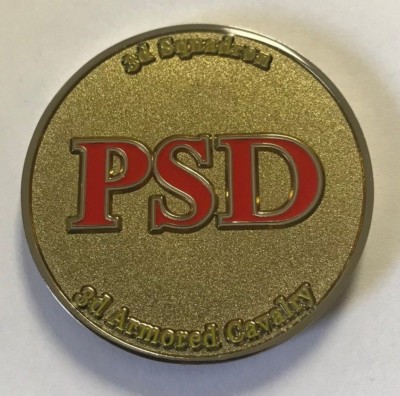 US Army PSD Personal Security Detachment 3rd Squadron 3rd Armored ...
