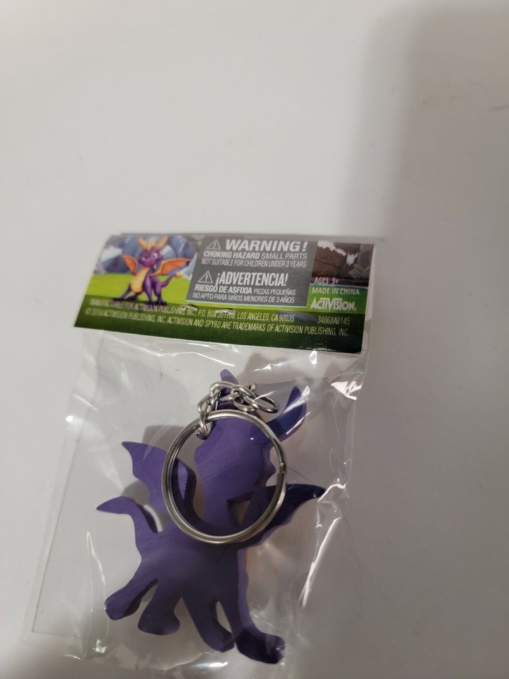 Spyro The Dragon Reignited Trilogy Wooden Key Chain Promo Item | eBay