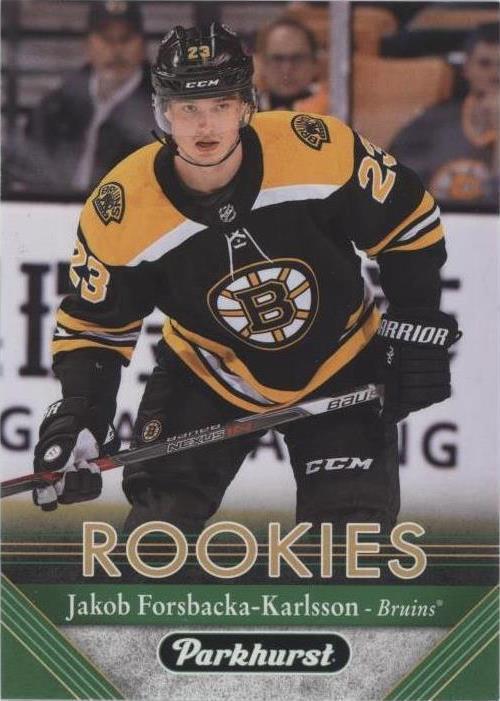 2017-18 Upper Deck Parkhurst - Rookies Jakob Forsbacka-Karlsson #268 ...