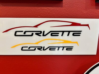 Corvette Vinyl Decal - MANY Size & Color Options & FREE Ship! Buy 2 ...