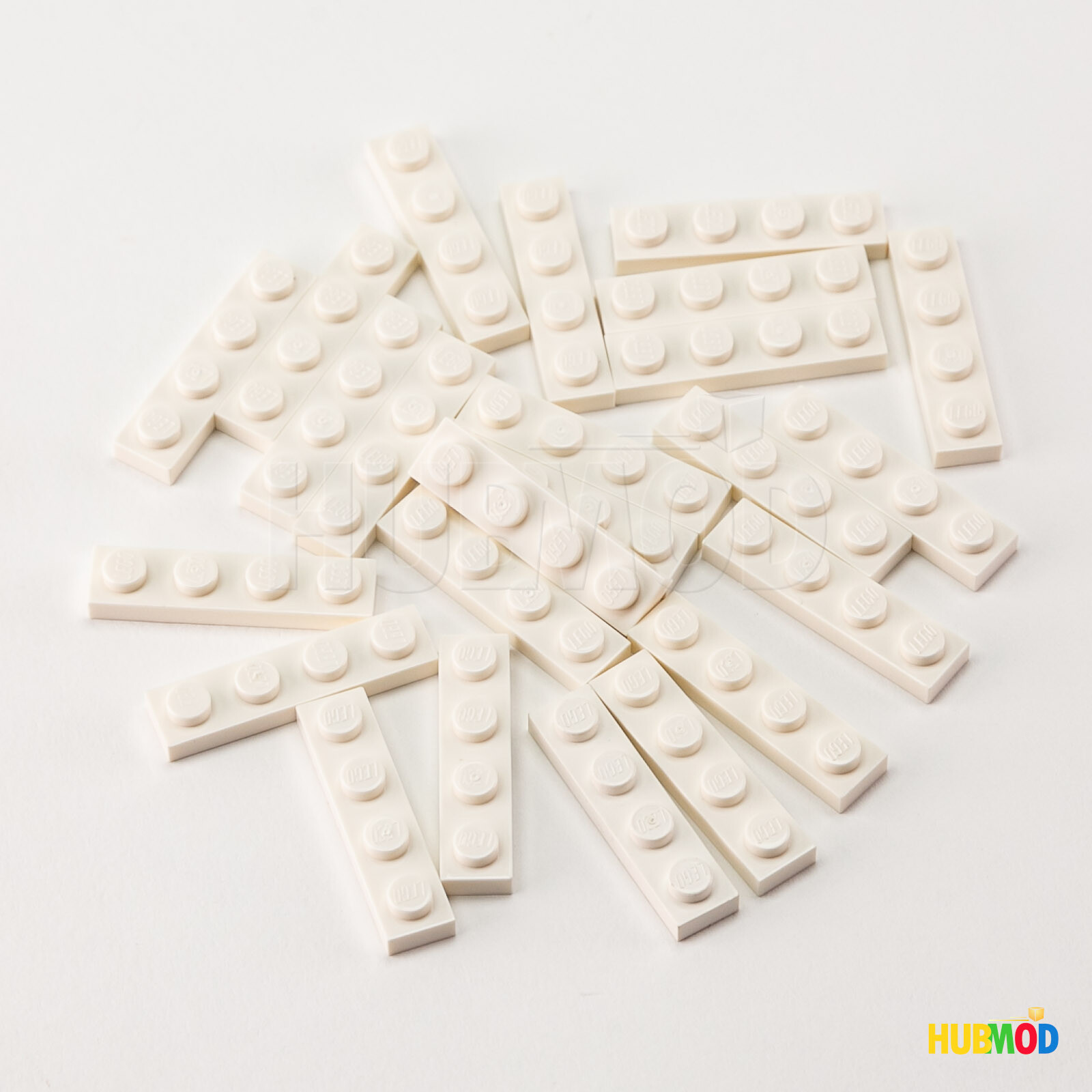 Lot of 20 Genuine LEGO White Plate 1x4 3710 Building Bricks Blocks ...