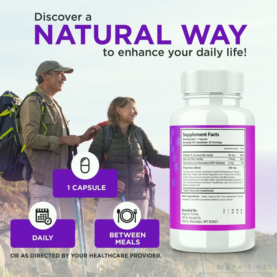 GlycoEase Naturals Glyco Optimizer Pills to Aid Healthy Blood Sugar ...