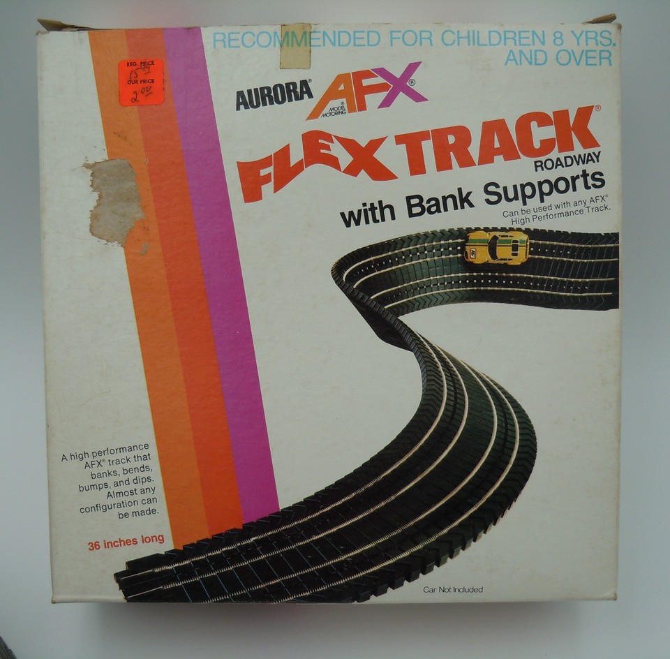 AURORA AFX FLEX TRACK ~ 36" LONG ~ NO BROKEN TABS ~ MINT TO NEW IN ...