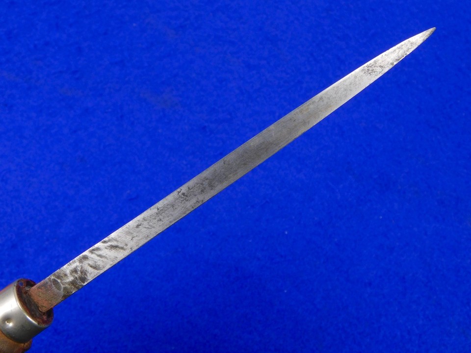 Vintage US Custom Made From File Unusual Unique Design Dagger Knife | eBay