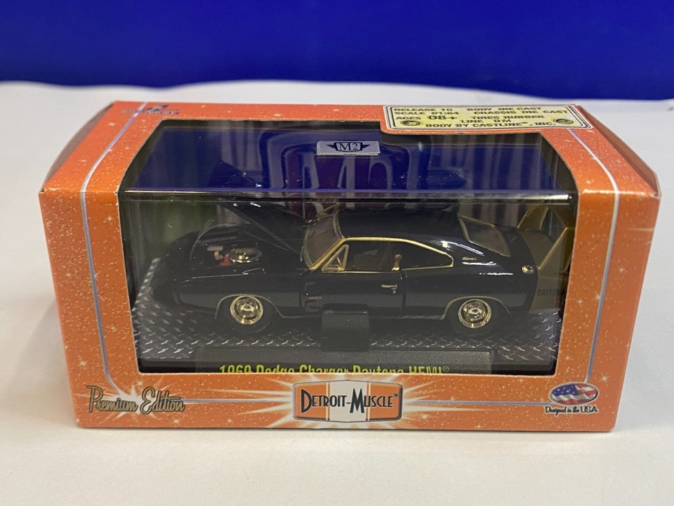 M2 MACHINES 1/64 SCALE DETROIT MUSCLE 1969 DODGE CHARGER DAYTONA HEMI ...