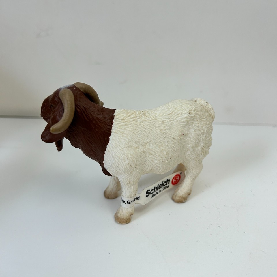 NWT Schleich Boer Billy Goat Figurine Retired Farm Animal 2001 | eBay