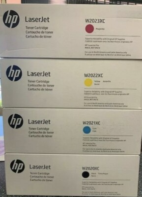 HP 414X W2020XC W2021XC W2022XC W2023XC HY Toner Cartridges 4 Pack BCYM ...