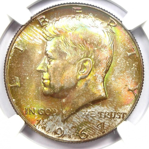 1967 Kennedy Half Dollar (50C Coin) - NGC MS67 - Rare in MS67 - $3150 ...