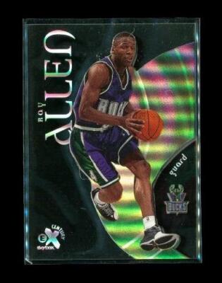 1998-99 SKYBOX EX CENTURY See Thru Holo Basketball Card #31 RAY ALLEN ...