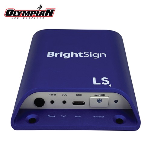 Brand New BrightSign LS424 | Standard I/O HTML5 Player with Power ...