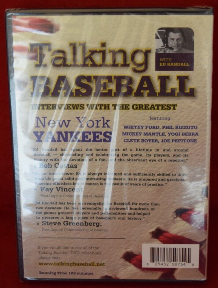 Talking Baseball Interviews with the Greatest New York Yankees NEW DVD ...