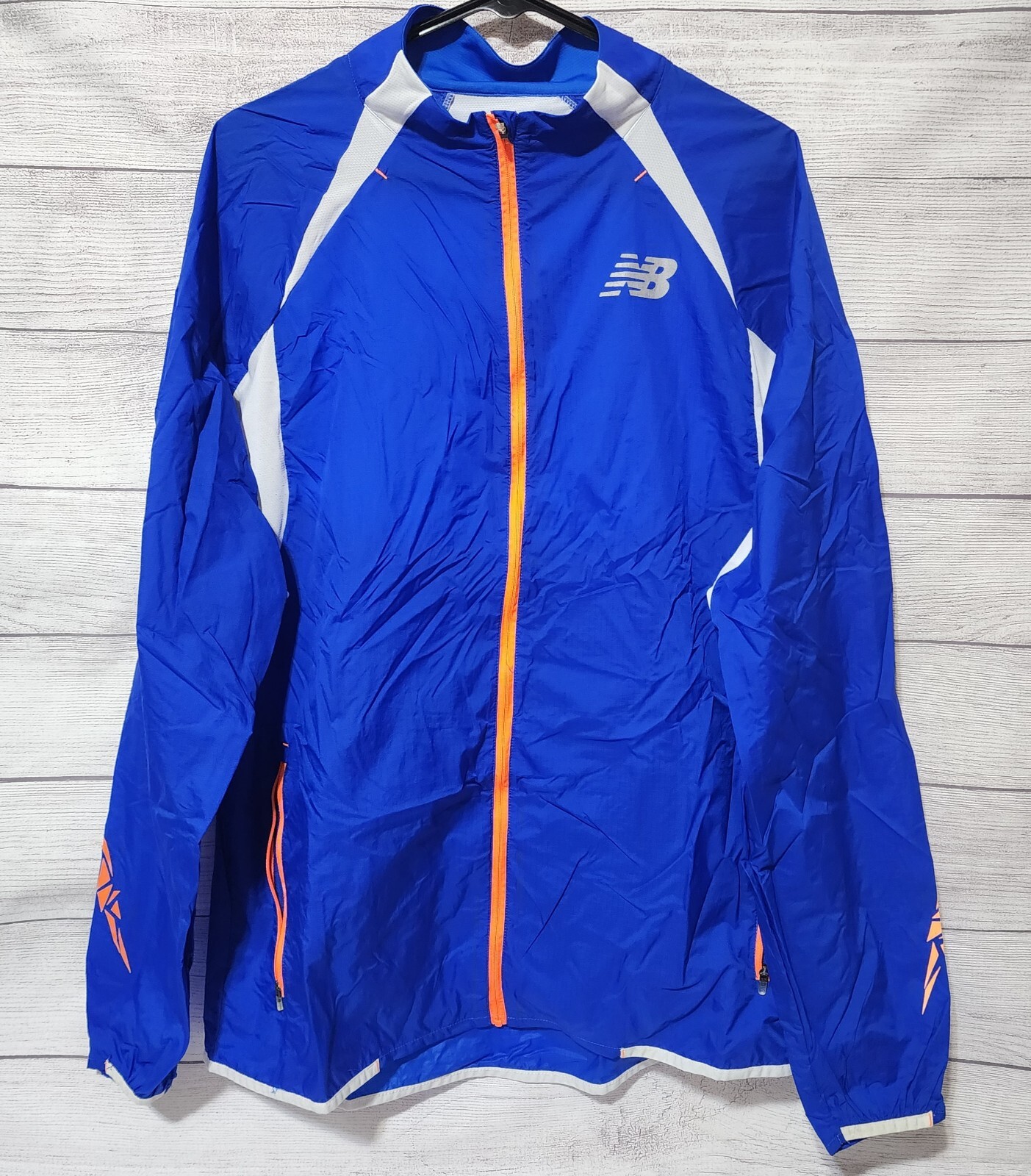 New Balance Boylston Cobalt Thin Running/Outdoor Quick Dry Jacket ...