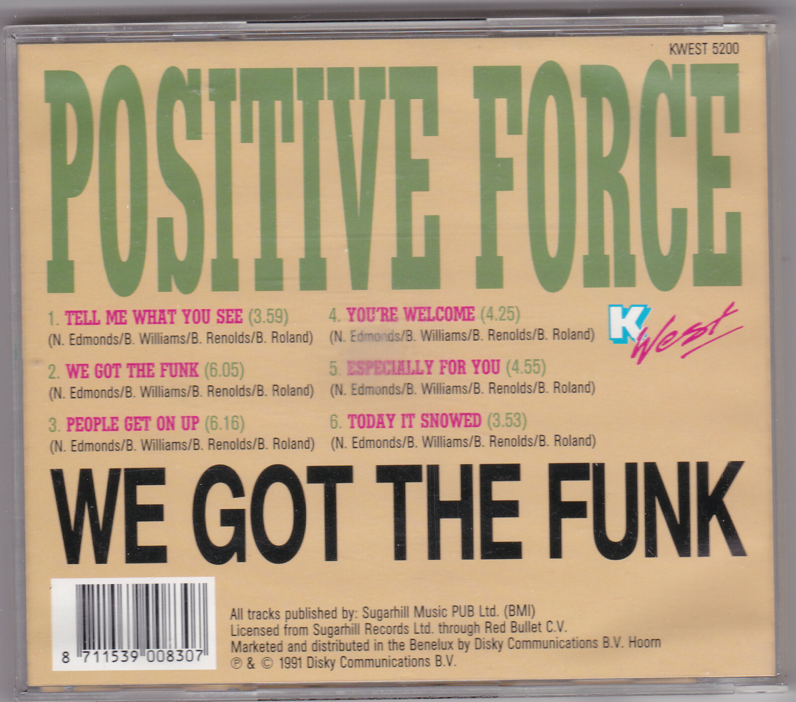 Positive Force We Got The Funk CD | eBay