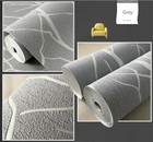 Luxury Velvet Effect Wallpaper 3D Embossed Grey Tree Branches Flock ...