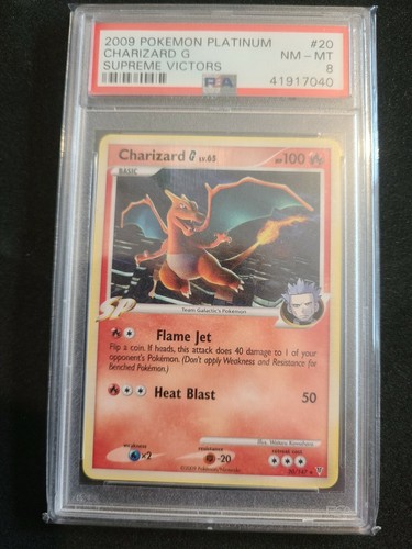2009 Supreme Victors Charizard G 20/147 - PSA 8 - Non Holo Rare Pokemon ...