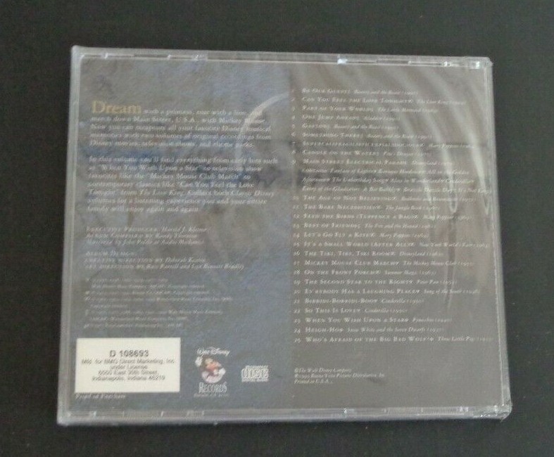 Classic Disney, Vol. II 2 by Disney (CD, Aug-1999) New FREE SHIPPING ...