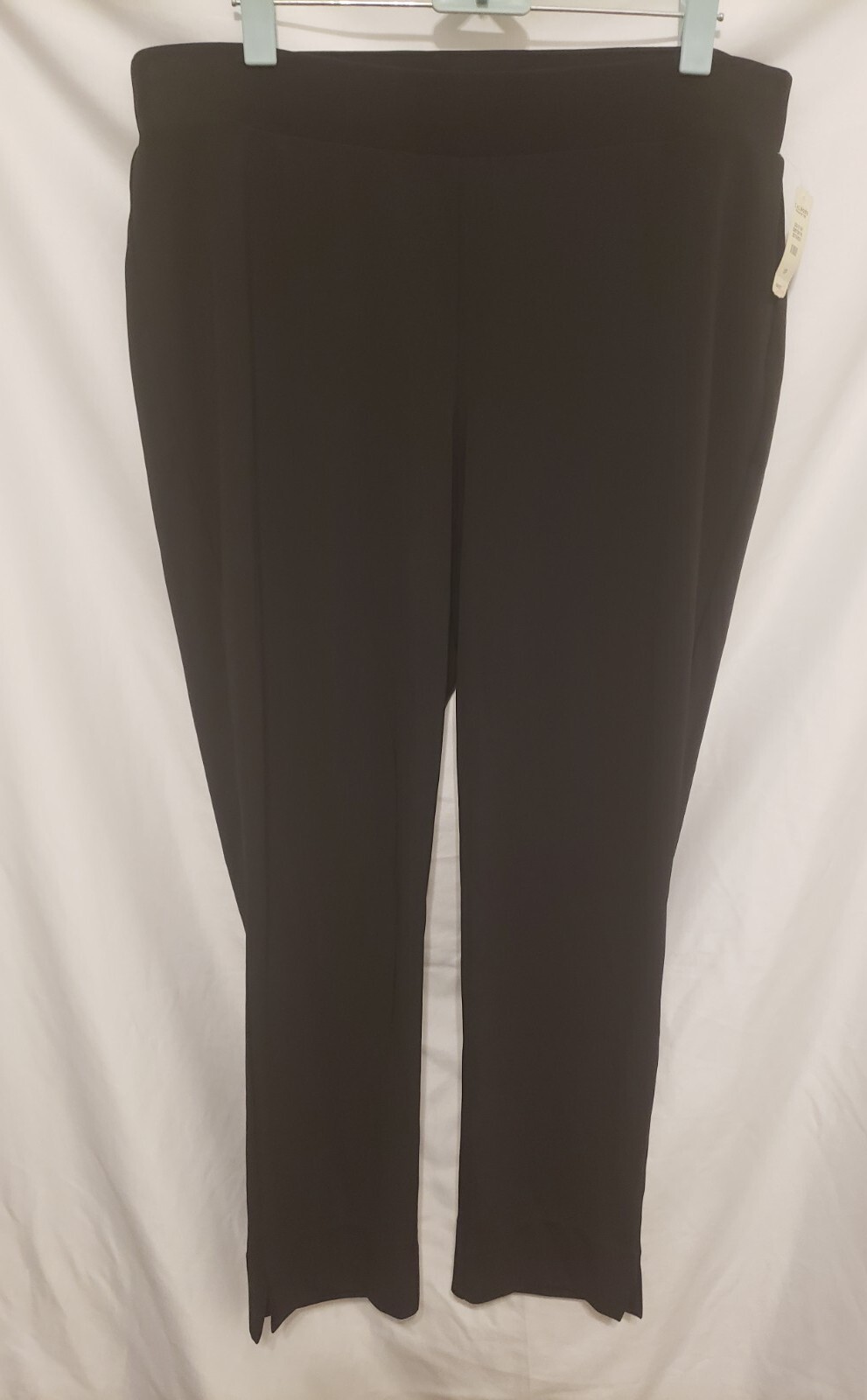 Talbots Capri Sz XP Petite Black Mid Rise Pull On Stretch Form Fitting ...