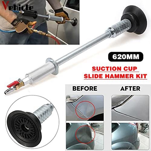 Air Pneumatic Dent Puller Car Auto Body Repair Suction Cup Slide Tool ...