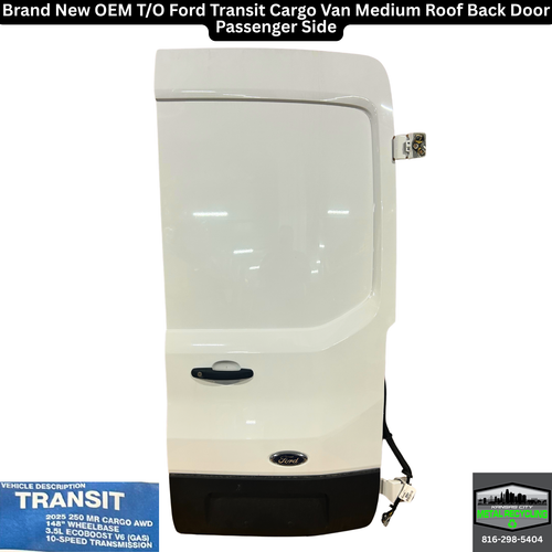 Brand New T/O Ford Transit Cargo Van Rear Passenger Side Hinged Door ...