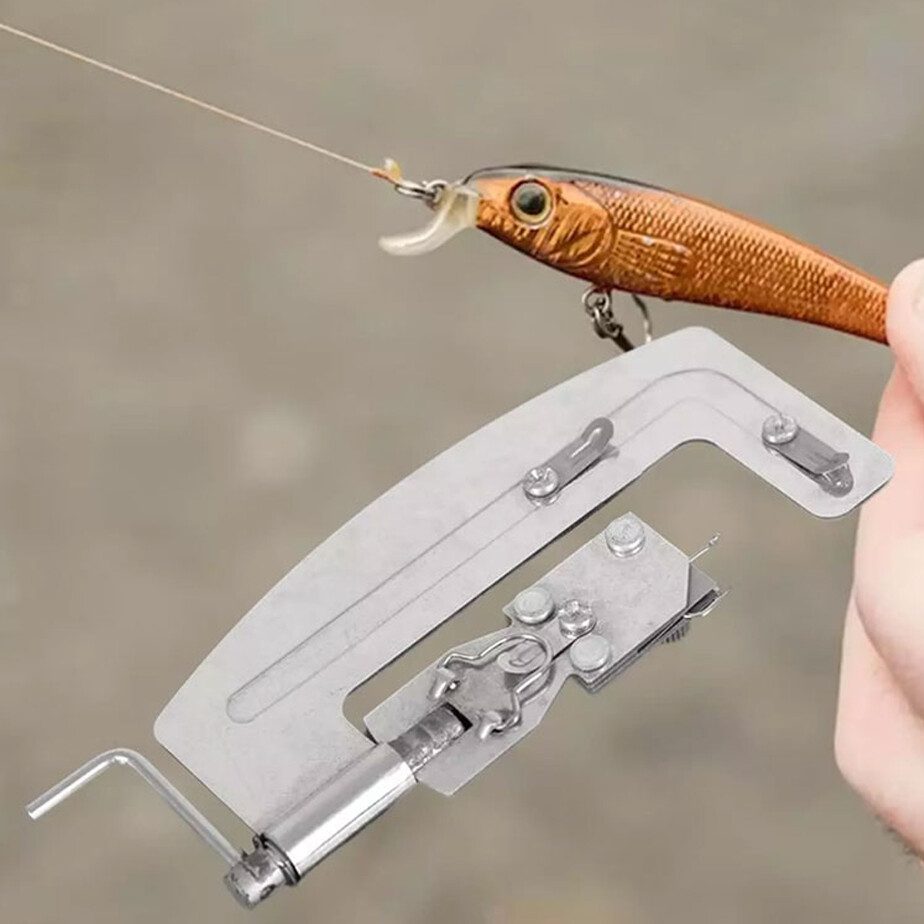 Stainless Steel Fishing Hook Tier Knots Tie Loop Tying Tool Fishing ...